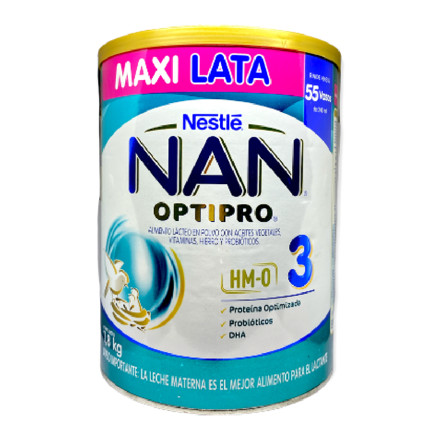 LECHE NAN 3 OPTIPRO POTE X 1800GR - Super Farmacias Medco Xolotlan ...