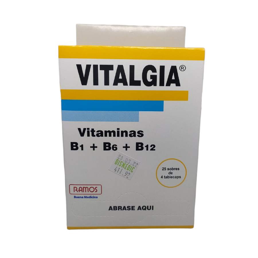 VITALGIA TAB X100 (C) (Precio x Unidad) - Super Farmacias Medco ...