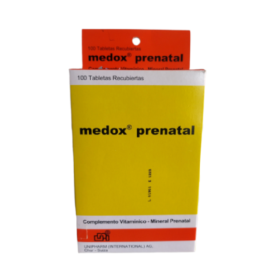 MEDOX PRENATAL TAB X100 (C) (Precio x Unidad) - Super Farmacias Medco ...
