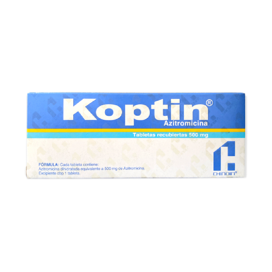 KOPTIN AZITROMICINA 500MG X3 TAB.(X) - Super Farmacias Medco Xolotlan ...