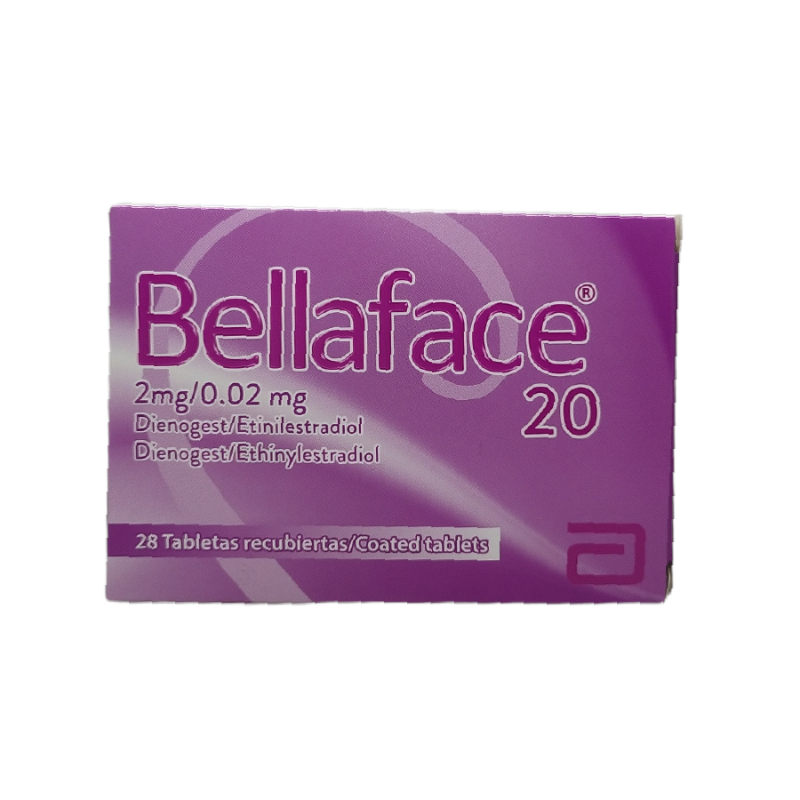 BELLAFACE 20 CAJA X 28 TAB REC (2 MG /20 MCG) - Super Farmacias Medco ...
