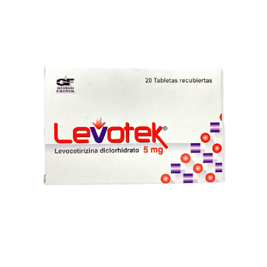 LEVOTEK 5 MG CAJA X 20 TAB (Precio x Unidad) - Super Farmacias Medco ...