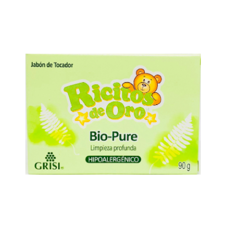JABON RICITOS DE ORO BIO PURE 90 GRS/25 (+ I.V.A) - Super Farmacias ...