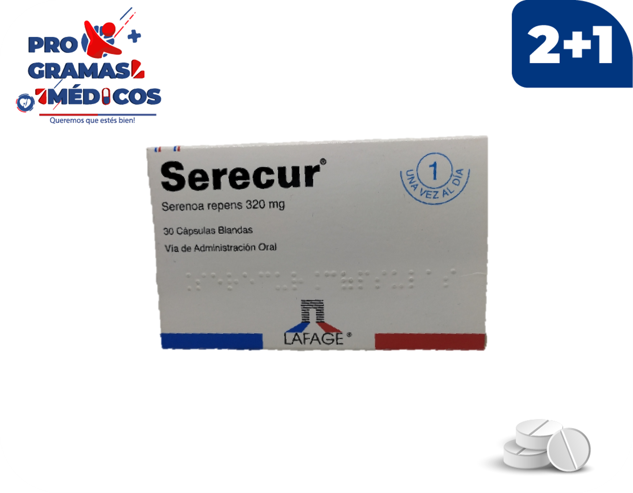 SERECUR 320MG (SERENOA REPENS) CAJA X 30 CAPS (PM) (Precio x Unidad ...