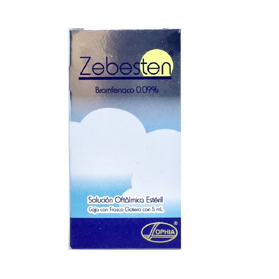 ZEBESTEN 0.9MG/ML (BROMFENACO) FCO X 5ML - Super Farmacias Medco ...