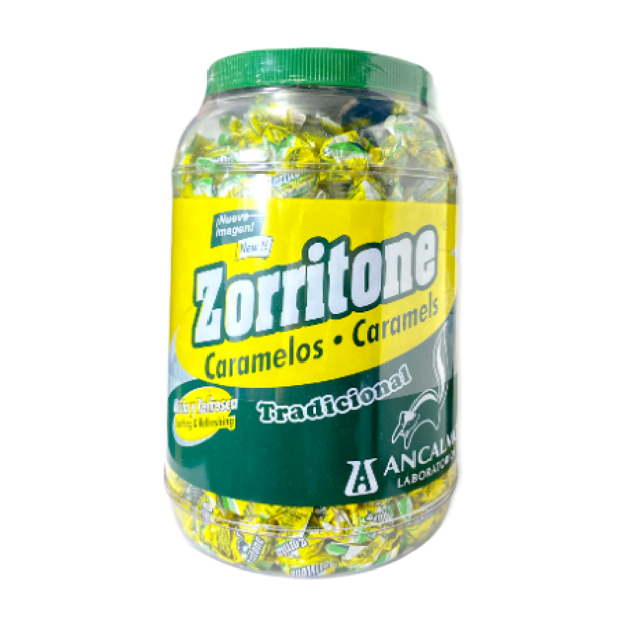 ZORRITONE CARAMELOS TARRO X 500 UND (Precio x Unidad) - Super Farmacias ...