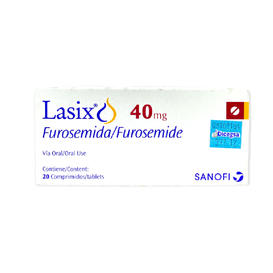 LASIX TAB 40MG X20 (Precio x Unidad) - Super Farmacias Medco Xolotlan ...