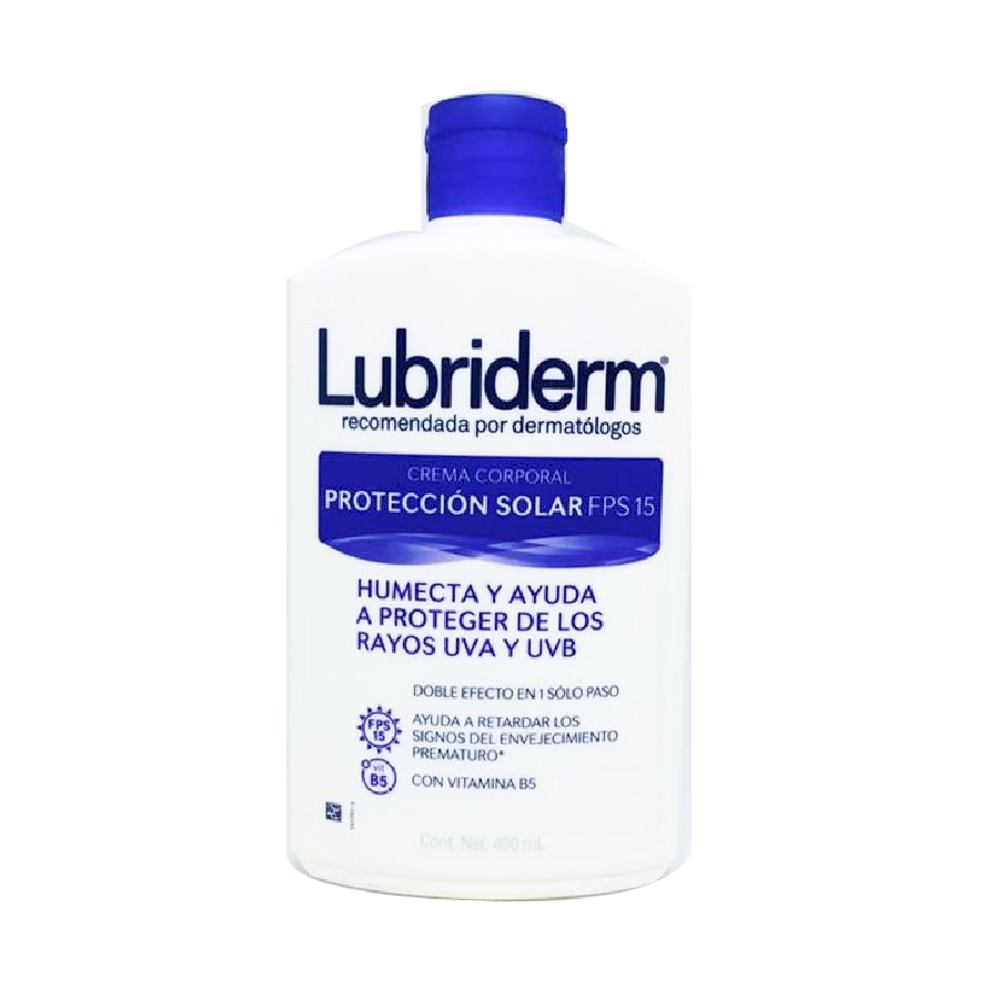LUBRIDERM CREMA PROTECCION SOLAR FPS 15 FCO X 400ML (+ I.V.A) - Super ...