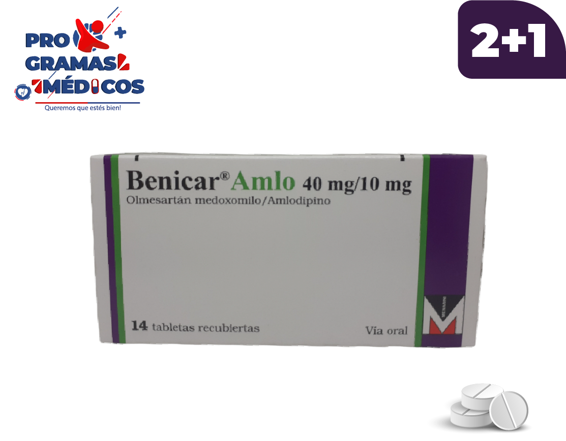 BENICAR AMLO 40/10 MG CAJA X 14 TAB (PM) - Super Farmacias Medco ...