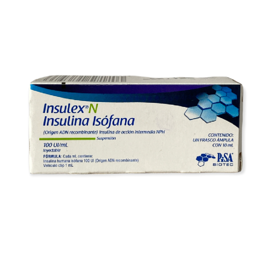 INSULEX N 100UI/ML (INSULINA ISOF) FCO X 10ML - Super Farmacias Medco ...