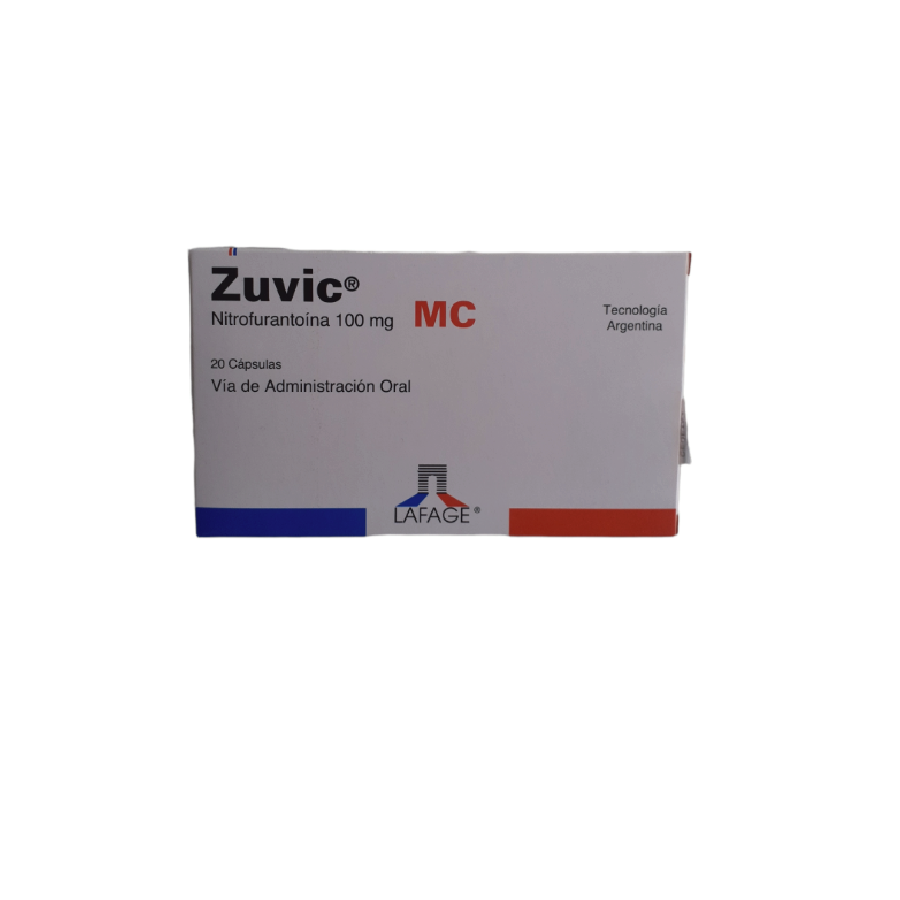 ZUVIC 100 MG CJA X 20 CAPS (NITROFURANTOINA) - Super Farmacias Medco ...