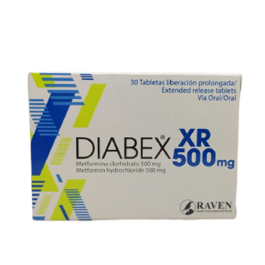DIABEX XR 500 MG X 30 TAB LP (PM) (Precio x Unidad) - Super Farmacias Medco Xolotlan - Compras ...