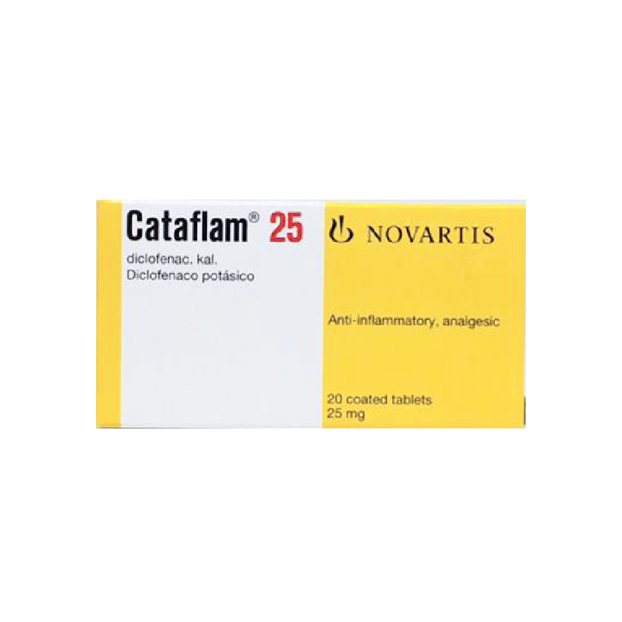 CATAFLAM TAB 25MG X20 (Precio x Unidad) - Super Farmacias Medco ...