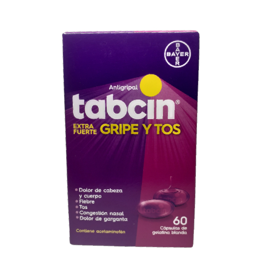 TABCIN EXTRA FUERTE GRIPE Y TOS LIQ-GELS CJAX30 SOBX2 CAP (Precio x ...