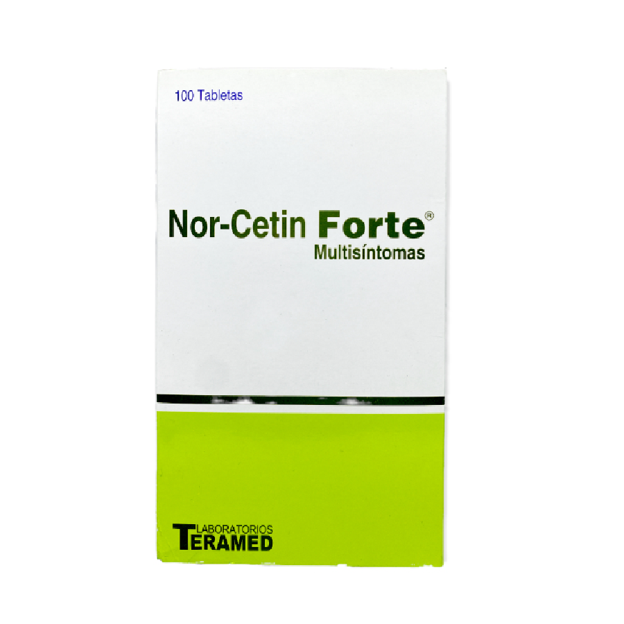 NOR CETIN FORTE DISPENSADOR CJA X 100 TAB (Precio x Unidad) - Super ...