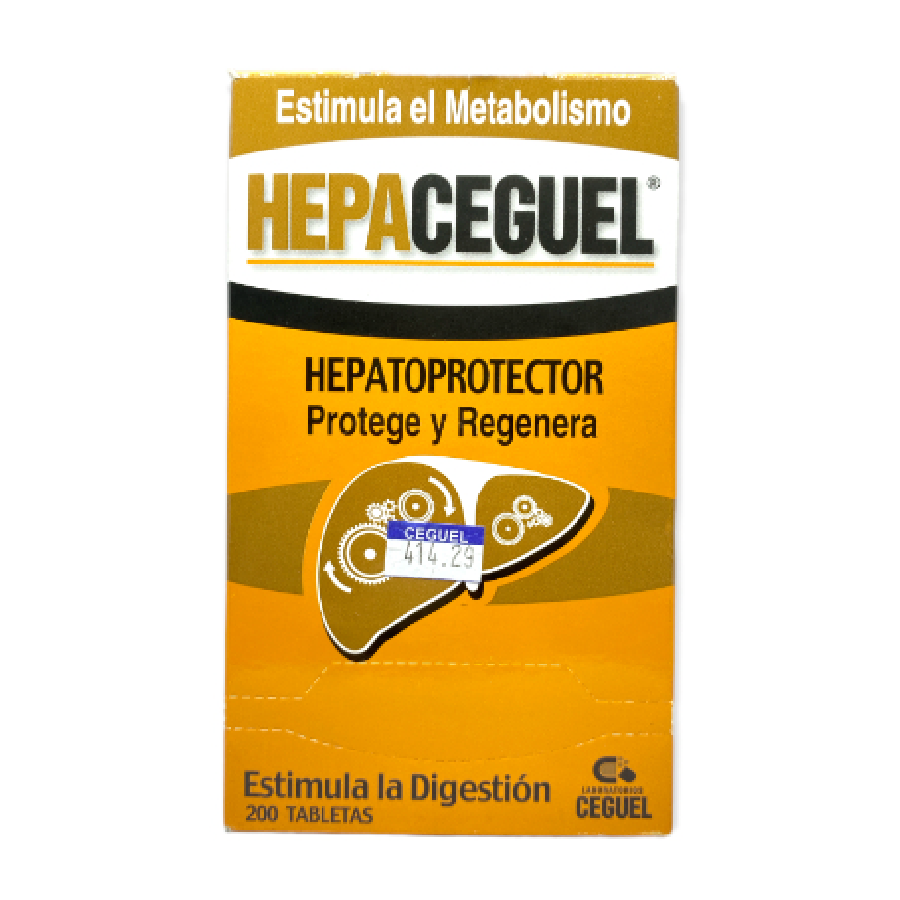 HEPA CEGUEL CAJA X 200 TABLETAS (C) (Precio x Unidad) - Super Farmacias ...