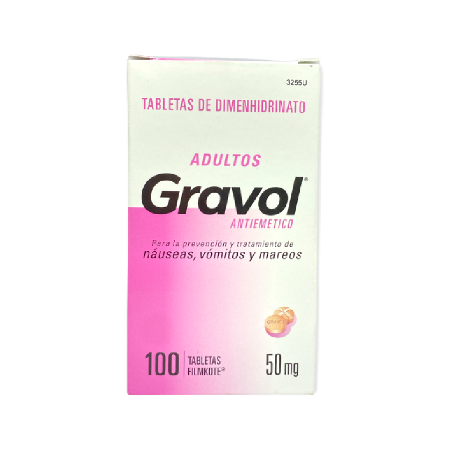 GRAVOL TAB 50MG X100 (C) (Precio x Unidad) - Super Farmacias Medco ...