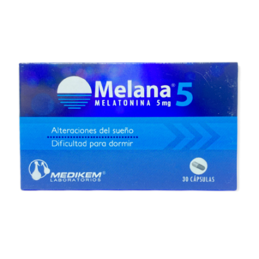 MELANA 5 MG (MELANTONINA) X 30 CAP (Precio x Unidad) - Super Farmacias ...