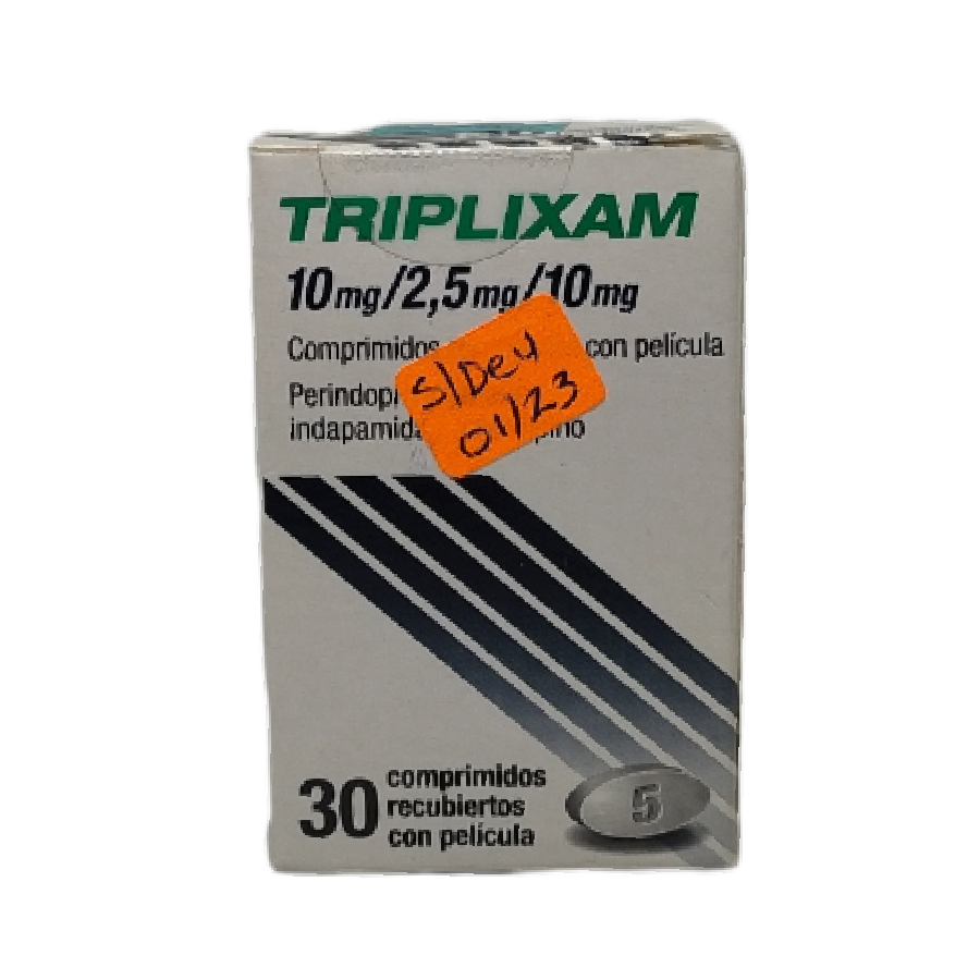 TRIPLIXAM 10MG/2.5MG/10MG FRASCO X 30 COMP (Precio x Unidad) - Super ...