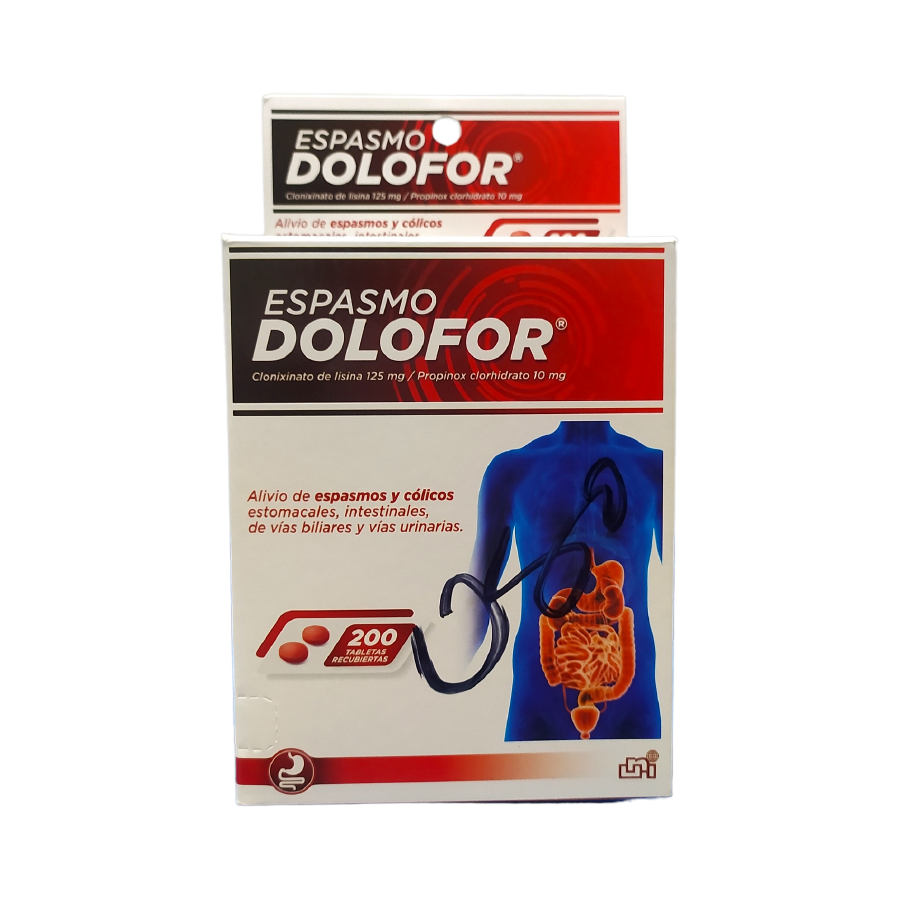 ESPASMO DOLOFOR CAJA X 200 TABLETA (C) (Precio x Unidad) - Super ...