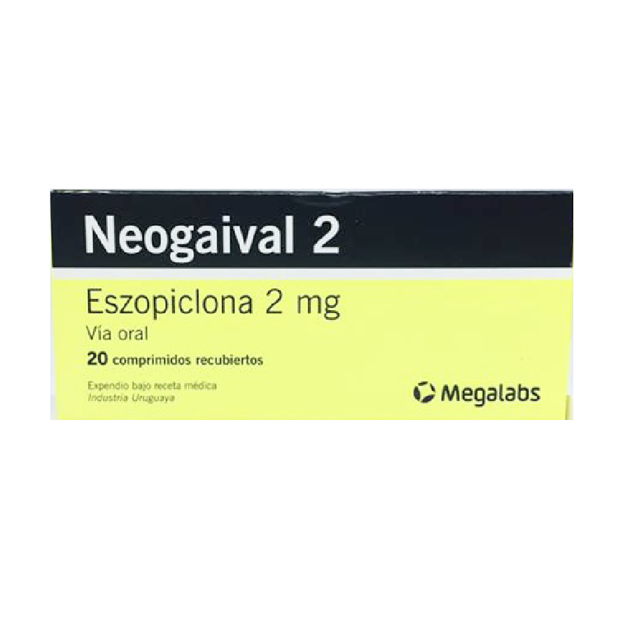 NEOGAIVAL 2 MG (ESZOPICLONA) CAJA X 20 COMP (Precio x Unidad) - Super ...