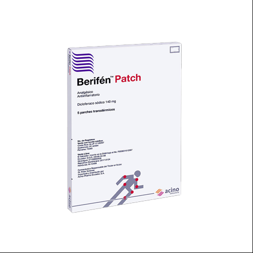 BERIFEN PATCH SOBRE X 5 (Precio x Unidad) - Super Farmacias Medco ...