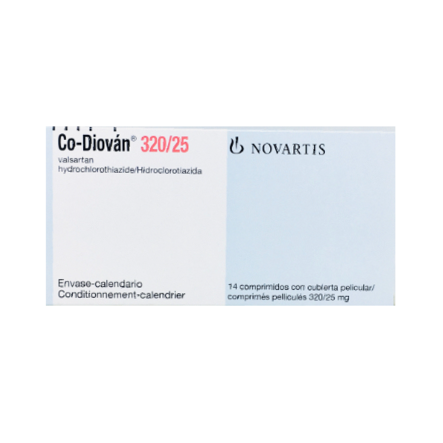CO DIOVAN 320/25MG CJA X 14 COMP (Precio x Unidad) - Super Farmacias Medco Xolotlan - Compras en ...