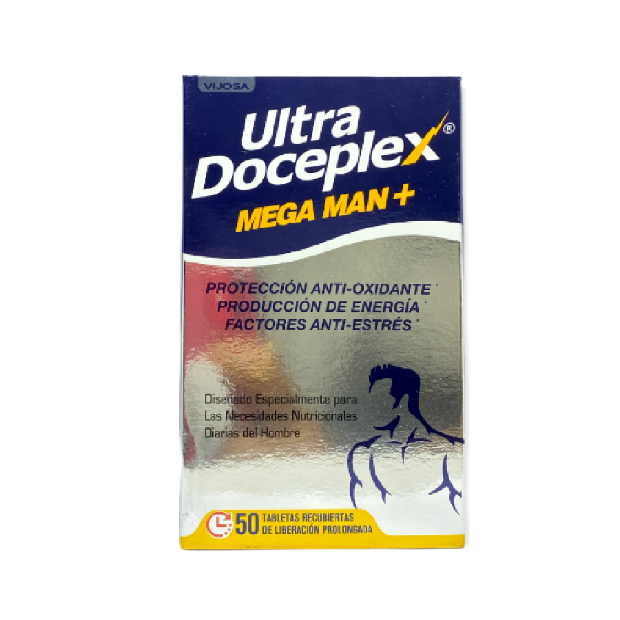 ULTRADOCEPLEX MEGA MAN X 50 TAB (Precio x Unidad) - Super Farmacias ...
