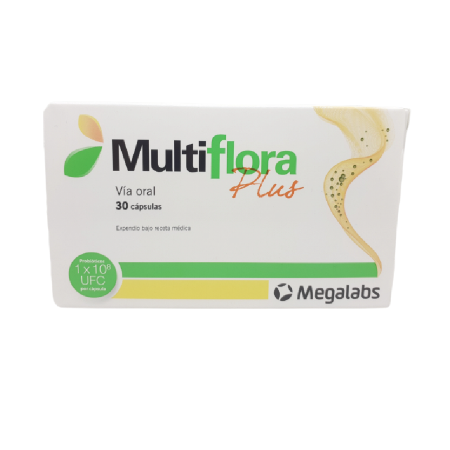 MULTIFLORA PLUS (PROBIOTICOS) CAJA X 30 CAPSULAS (Precio x Unidad) - Super Farmacias Medco ...