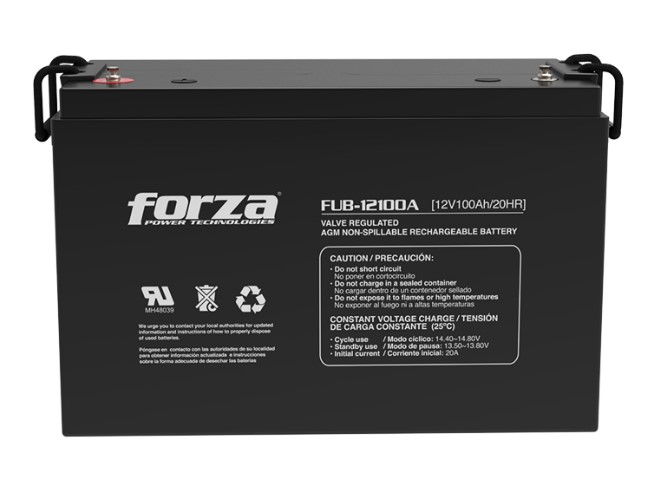 ACUMULADOR P/INVERSOR FUB-12100A 12V 100Ah FO - SEVASA