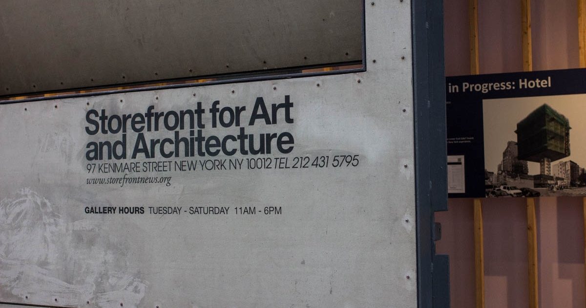 On the Grid : Storefront for Art & Architecture