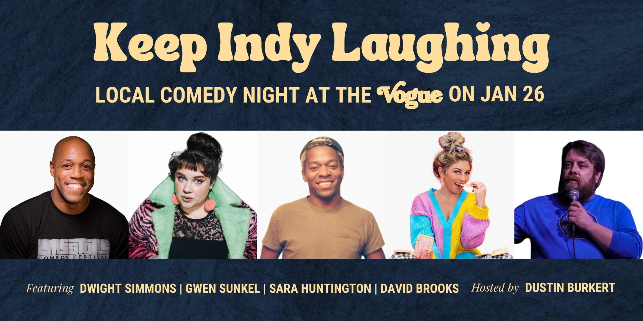 Keep Indy Laughing: Local Comedy Night, Thursday, January 26, 2023, 8 ...