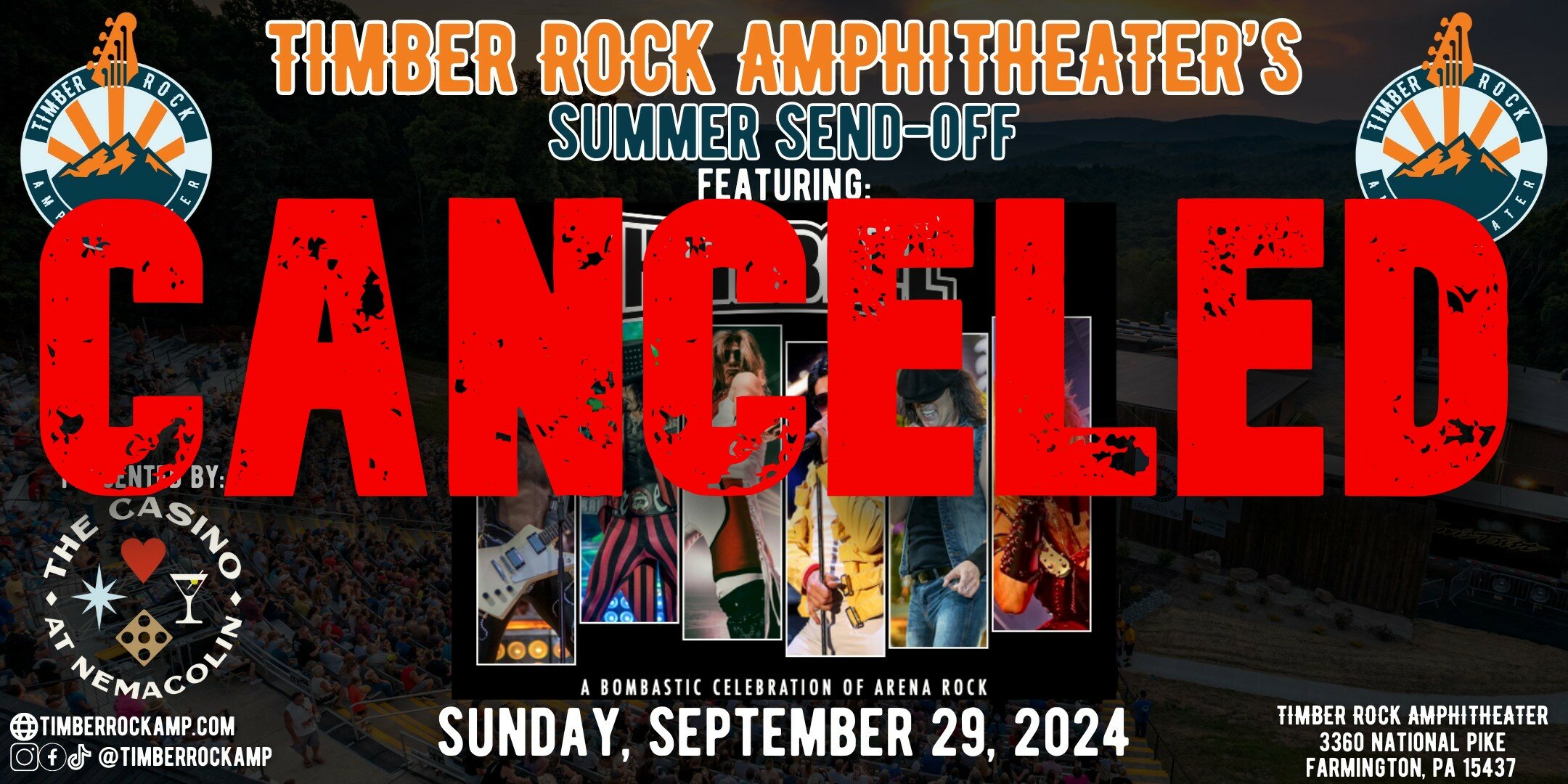 Hairball, Sunday, September 29, 2024, 6:00pm | Timber Rock Amphitheater ...