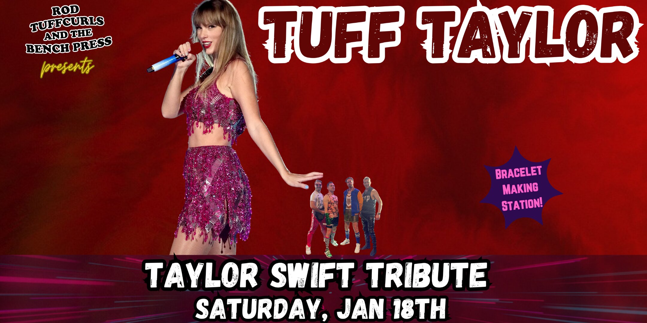TUFF TAYLOR: A Taylor Swift Tribute Act, Saturday, January 18, 2025, 8 ...