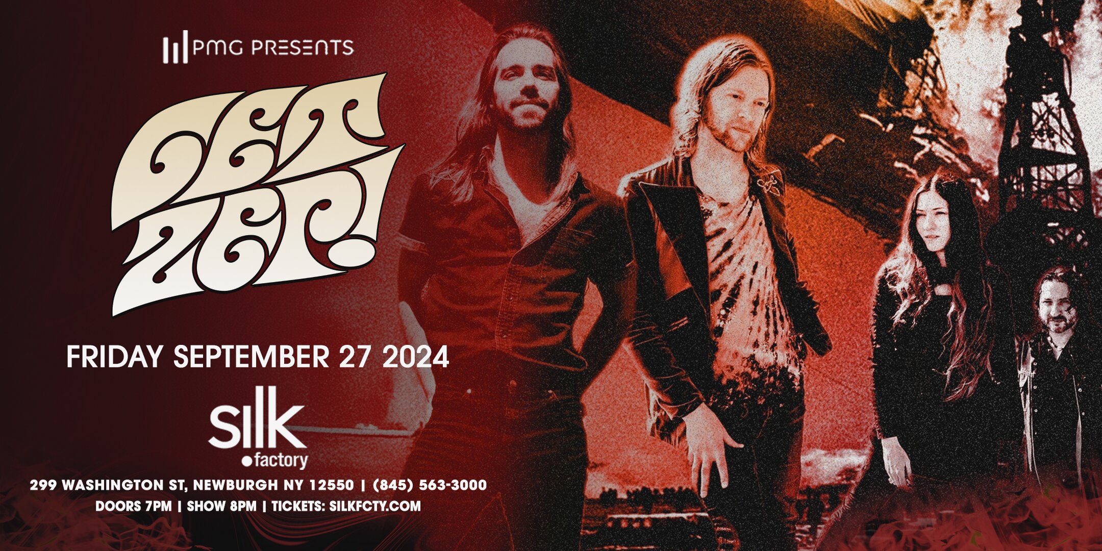 Get Zep!, Friday, September 27, 2024, 8:00pm | Silk Factory | Newburgh ...