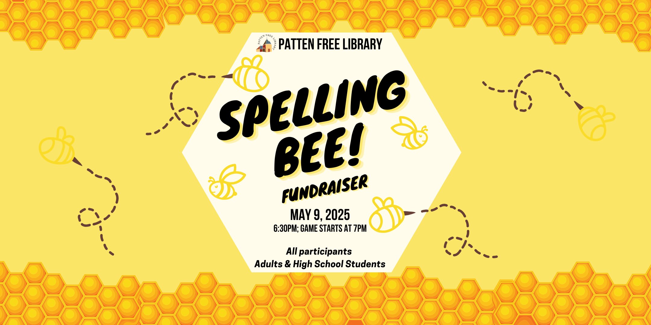 Patten Library Spelling Bee, Friday, May 09, 2025, 7:00pm | Chocolate ...