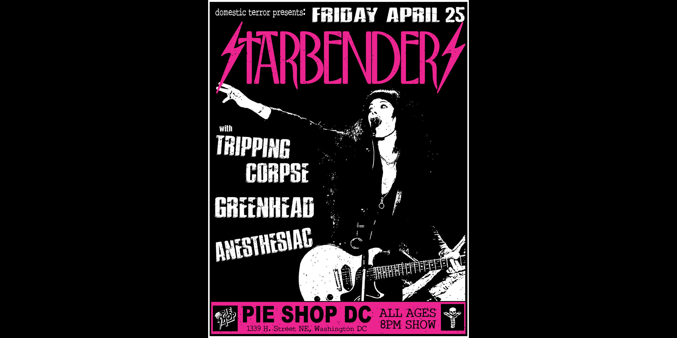 StarBenders w/ Tripping Corpse, Greenhead, Anesthesiac, Friday, April ...