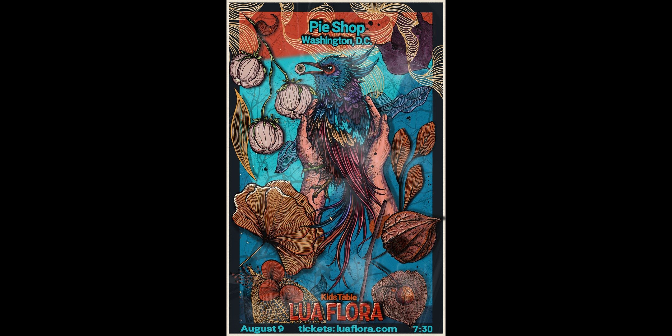 Lua Flora w/ Kids Table, Saturday, August 09, 2025, 8:00pm | Pie Shop ...
