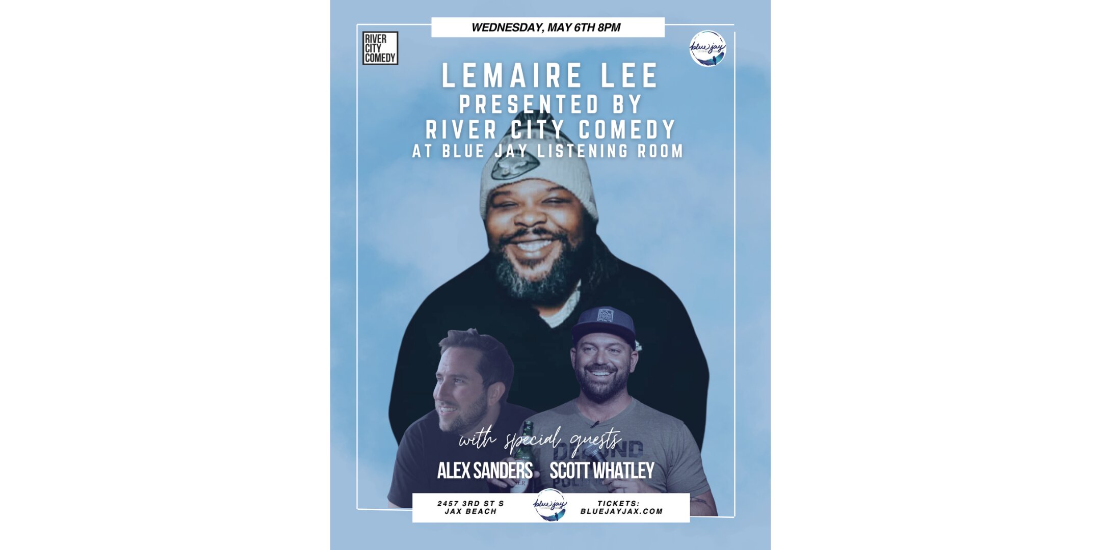 Comedian Lemaire Lee at Blue Jay Listening Room, Wednesday, May 06 ...