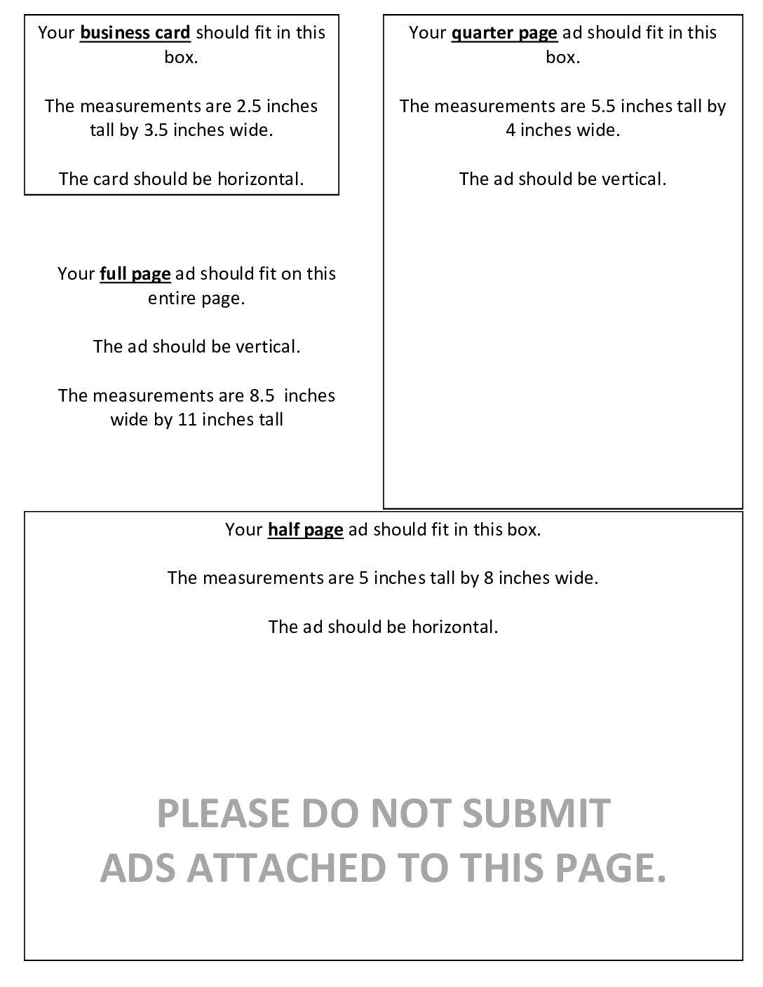 Yearbook Size Sheet – Kellenberg Memorial High School