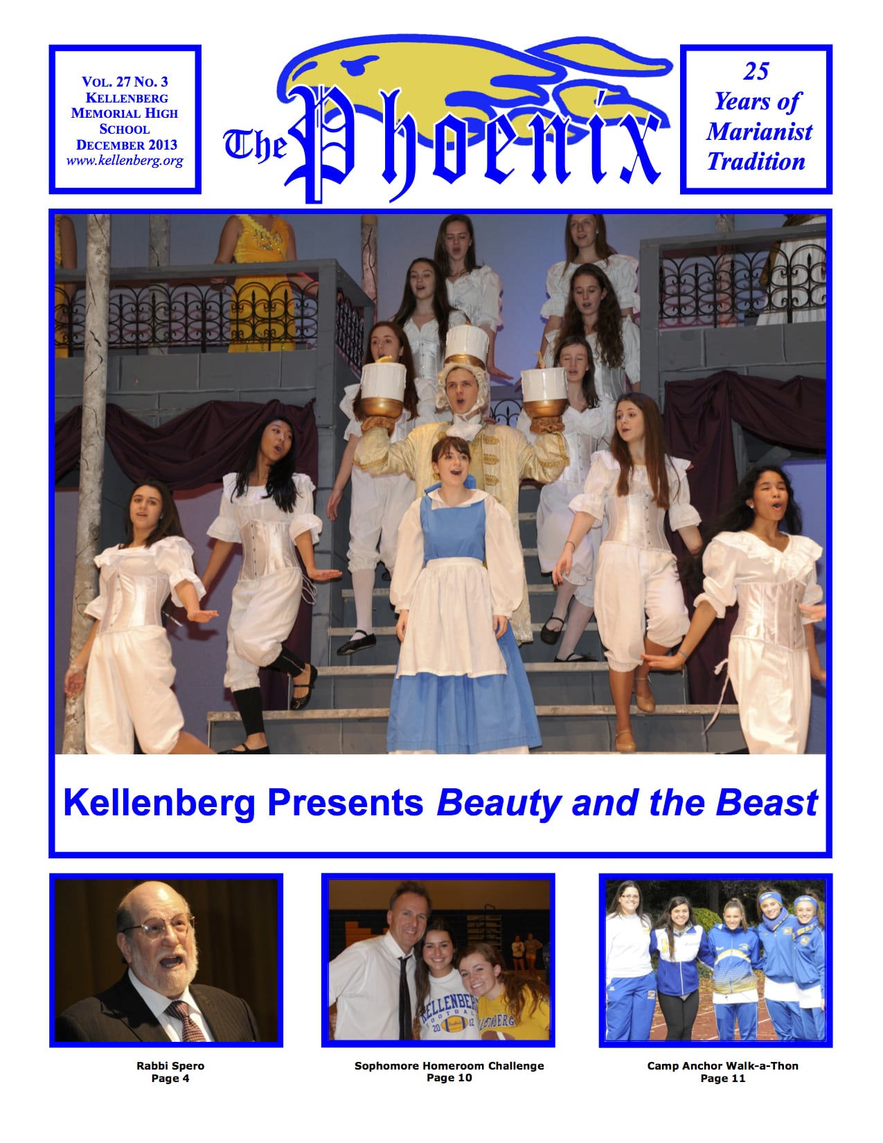 Vol 27 Issue 3 Color Cover – Kellenberg Memorial High School