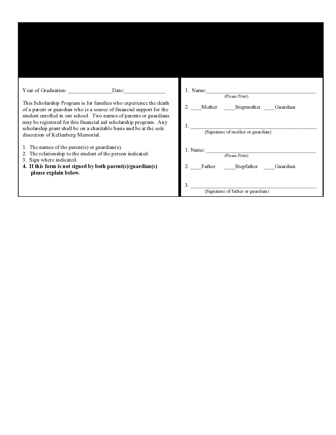 FinancialScholarshipForm – Kellenberg Memorial High School
