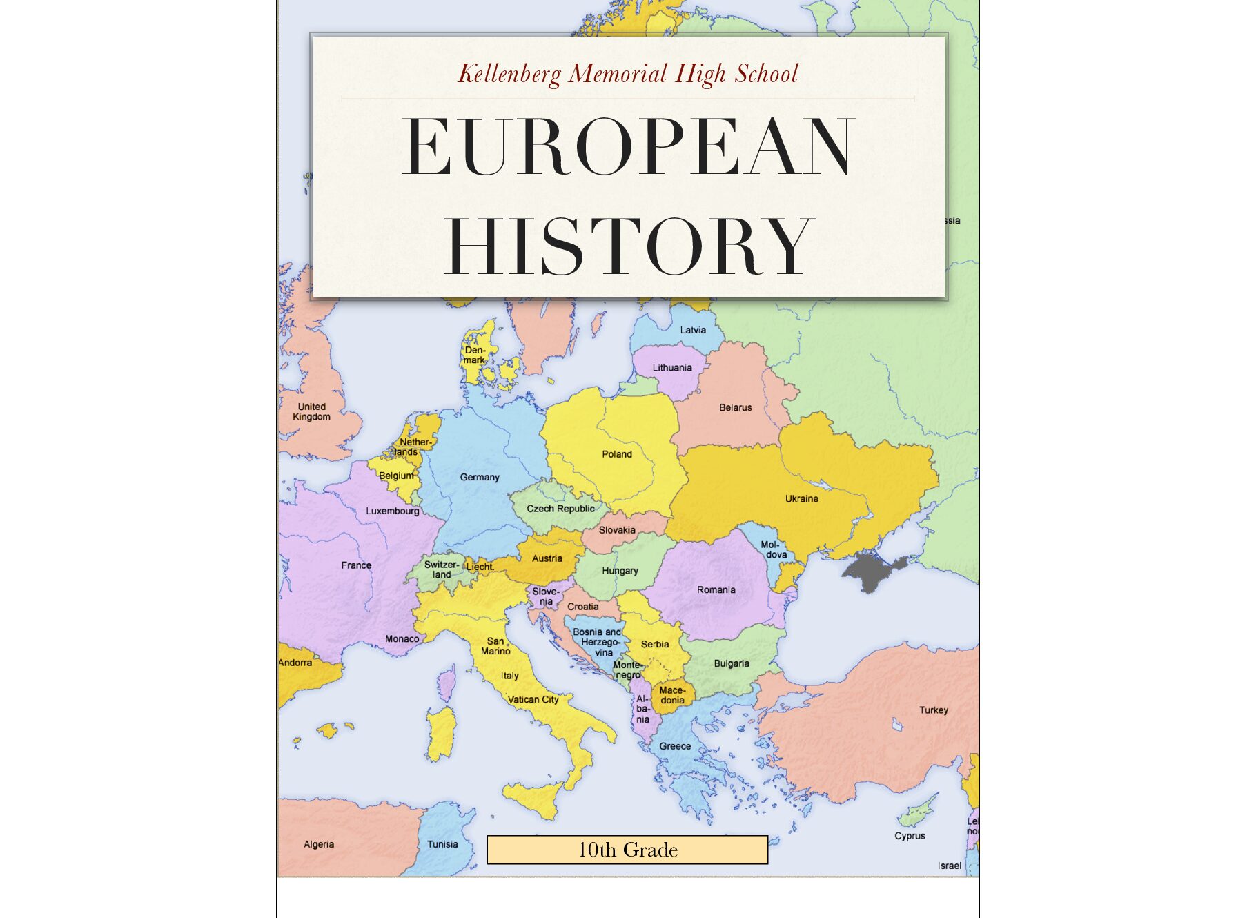 European History History – Kellenberg Memorial High School
