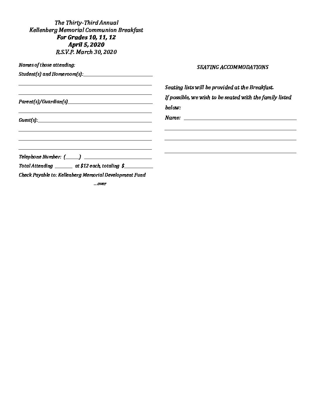 2020 Response for Online and Parent Letter Grades 10, 11, and 12 ...