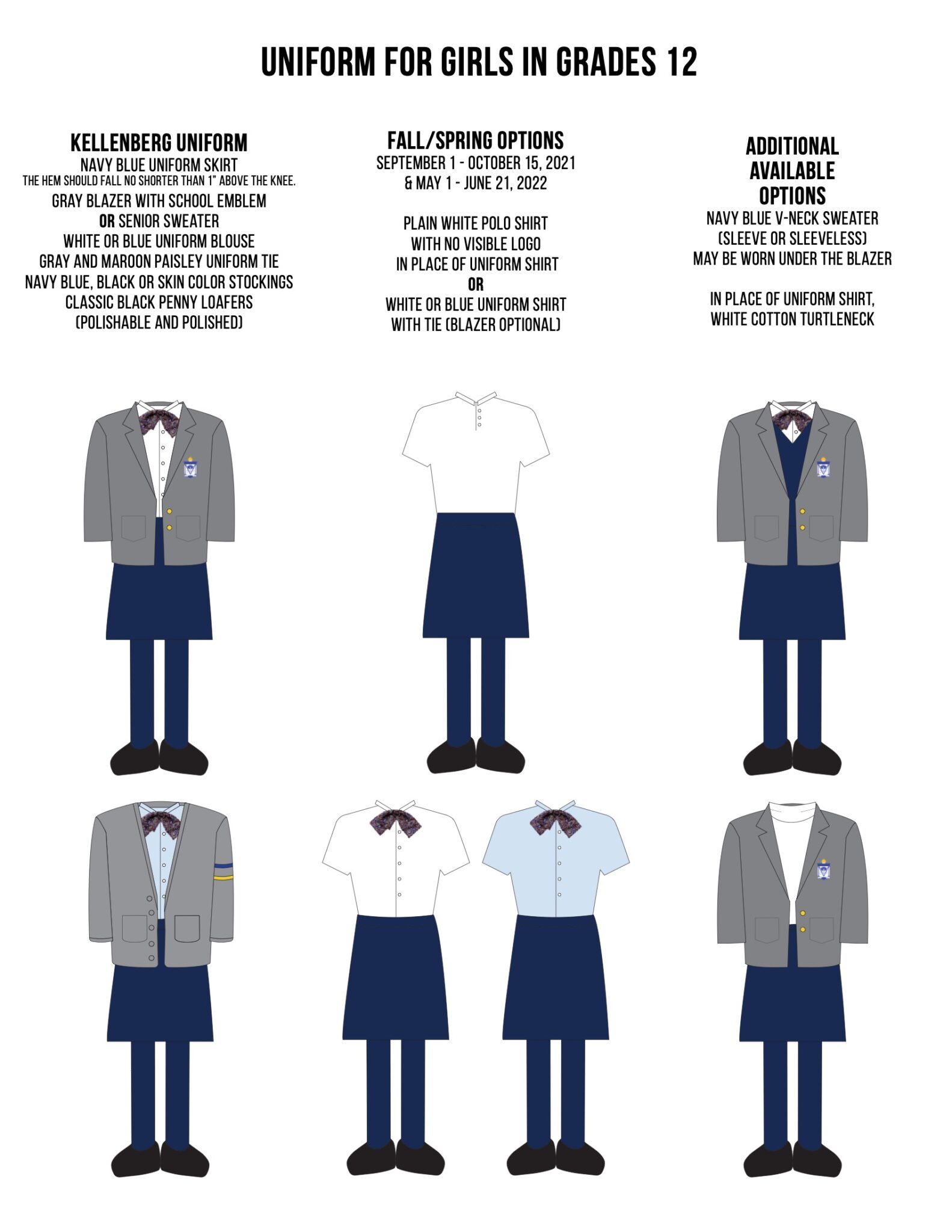 Uniform Guidelines Graphics for Handbook 8-8 – Kellenberg Memorial High ...
