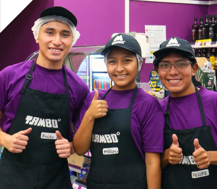 Trabaja con nosotros - Tambo | Cada vez más cerca