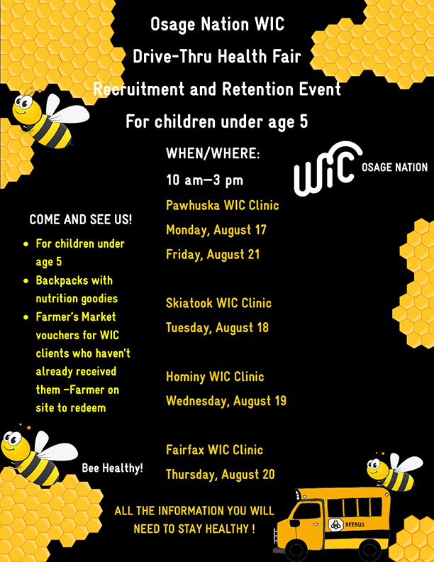 Women, Infants, and Children (WIC) Program | Osage Nation