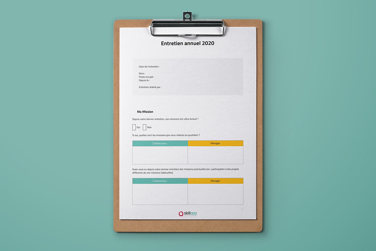 Evaluation - Téléchargement Outil RH - Entretien annuel