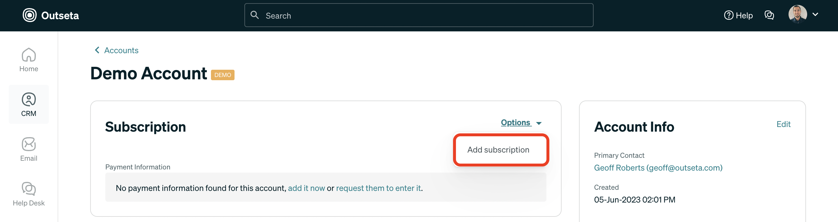 Providing demo accounts or free access to paid plans | Outseta ...
