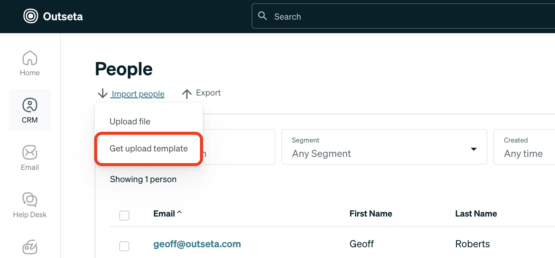 Import your existing contacts | Outseta Knowledge Base